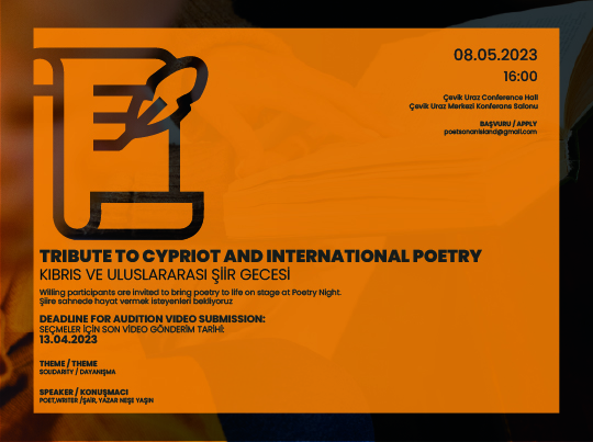 Tribute to Cypriot and International Poetry | Cyprus International ...
